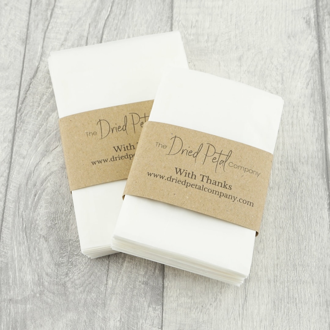 Biodegradable Glassine Envelopes Peel & Seal Flap Perfect for DIY ...