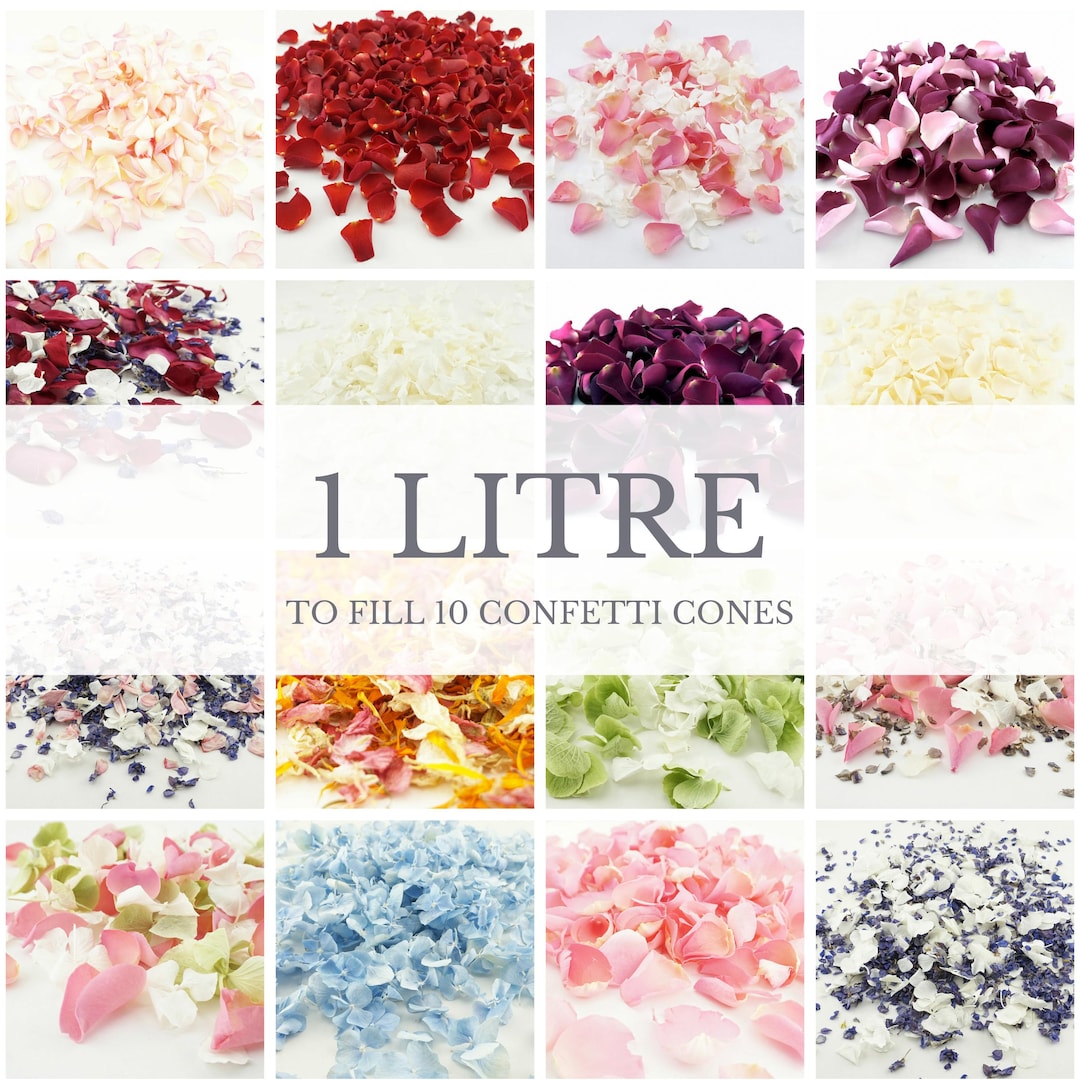 Eco-friendly Biodegradable Wedding Confetti | Flower Petals | Petal ...