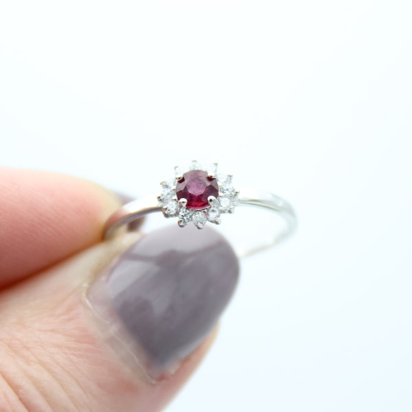 Red Ruby Ring - Etsy