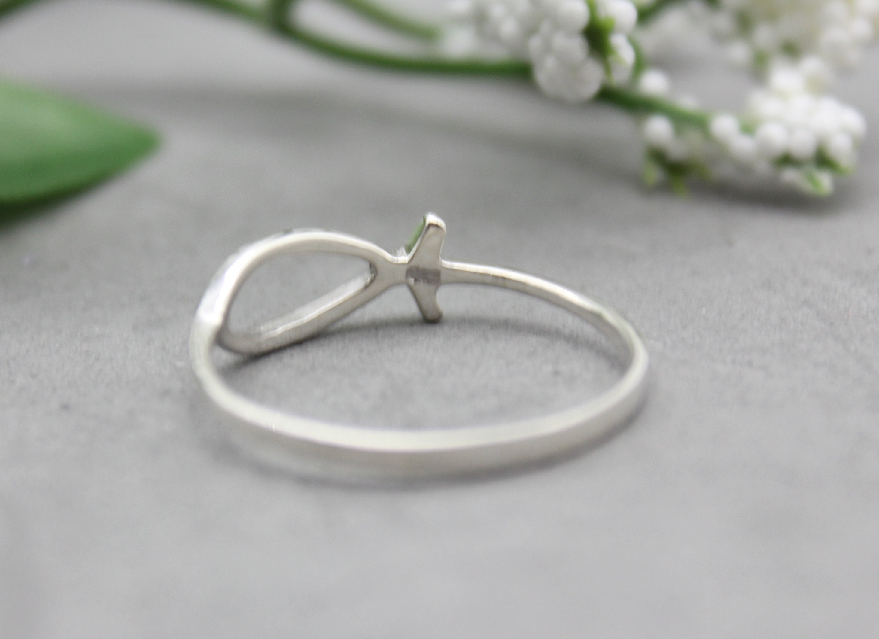 Minimalist Ichthys Fish Ring Christian Ring Jesus Ring 925 Sterling ...