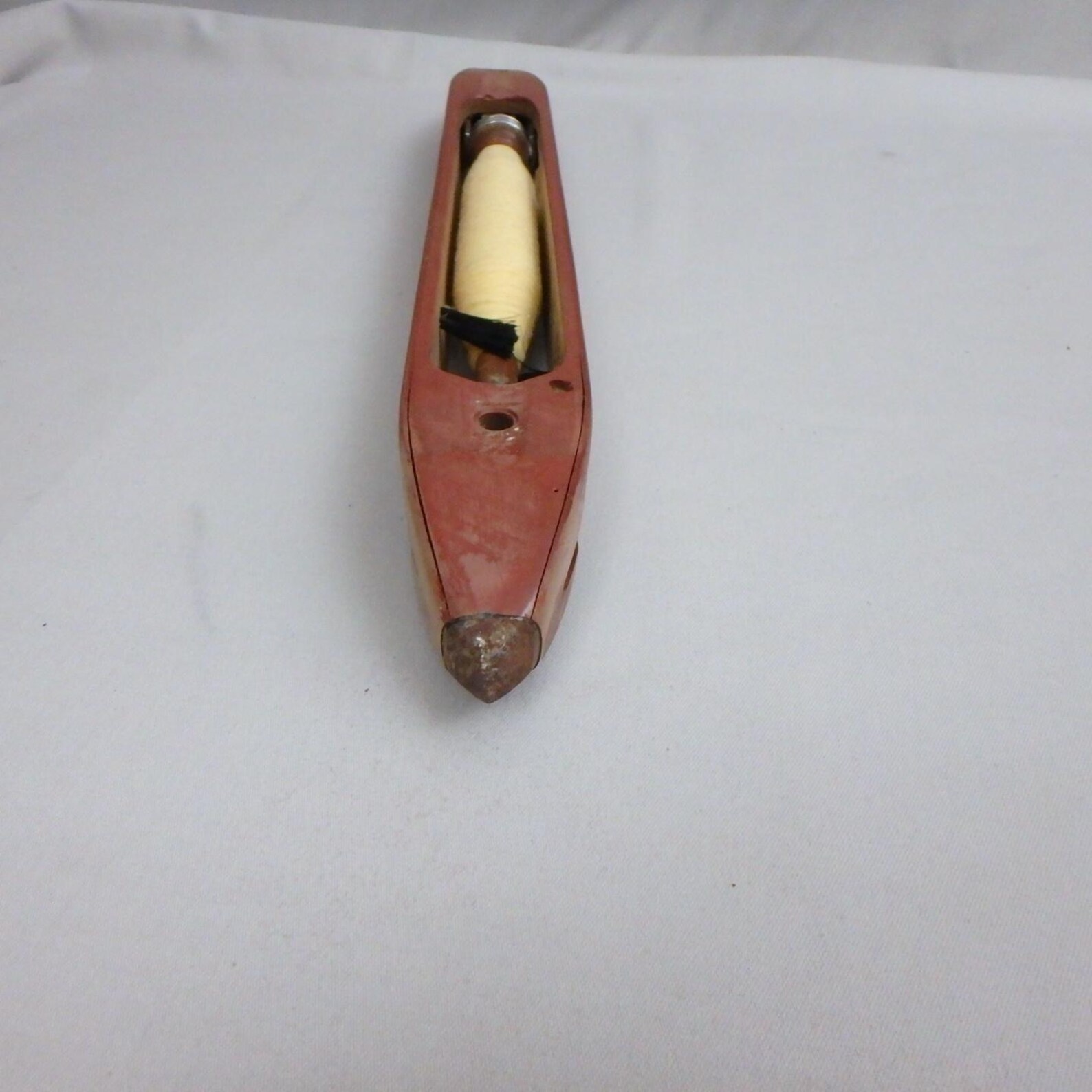 Antique Wooden Mill Loom Shuttle With Bobbin Thread Spool - Etsy