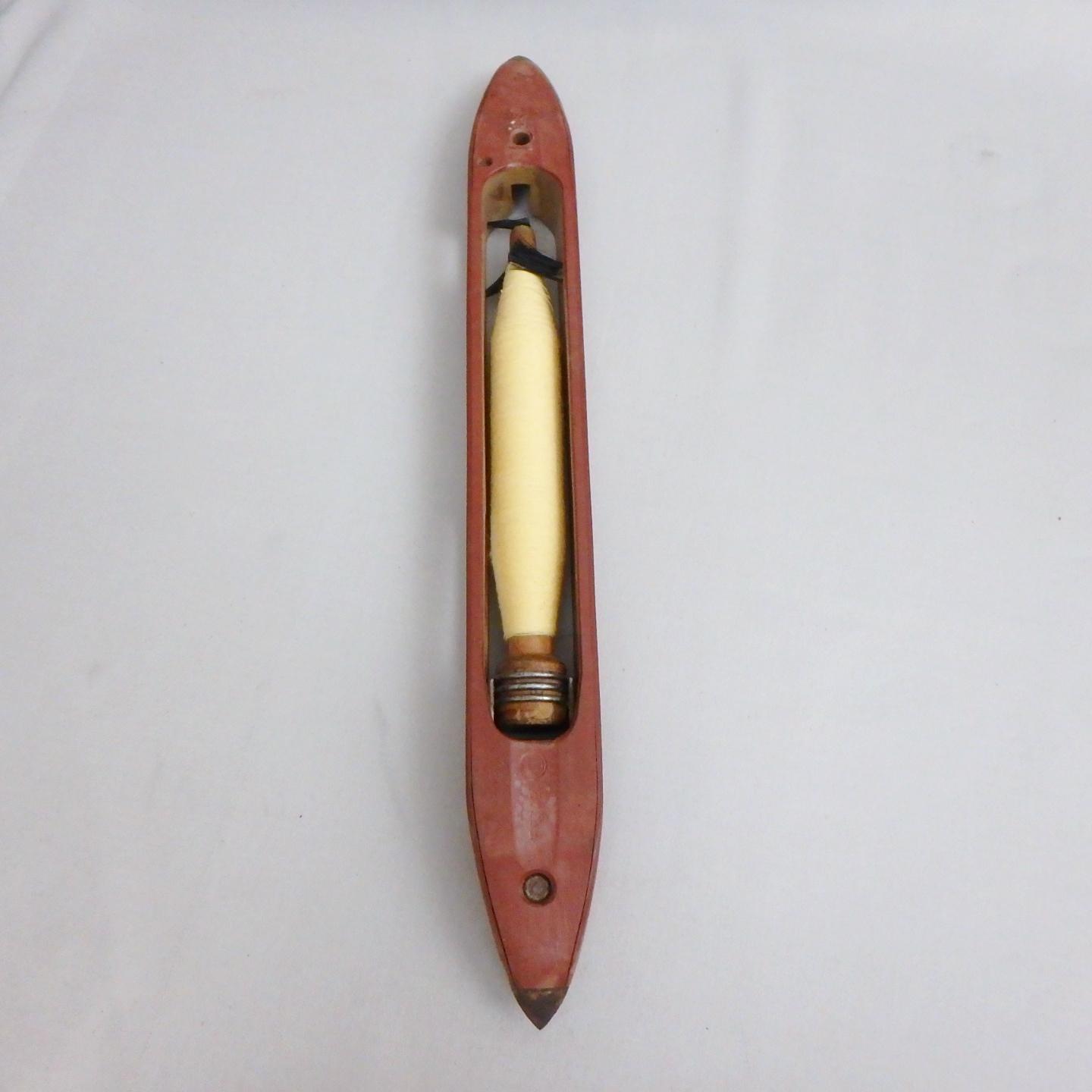 Antique Wooden Mill Loom Shuttle With Bobbin Thread Spool - Etsy