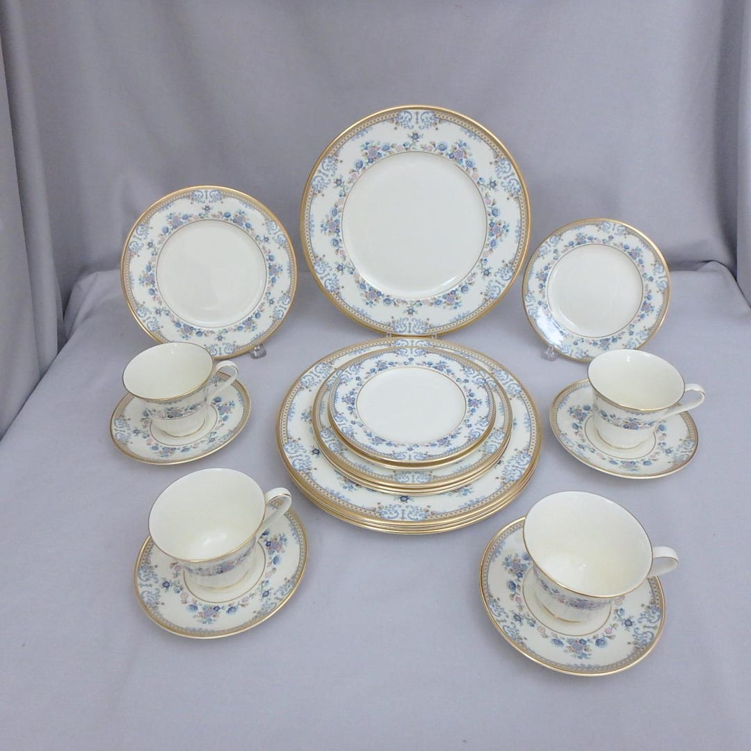 4 Minton Avonlea 5pc Place Settings; Dinner, Salad, Bread Plates, Cup ...