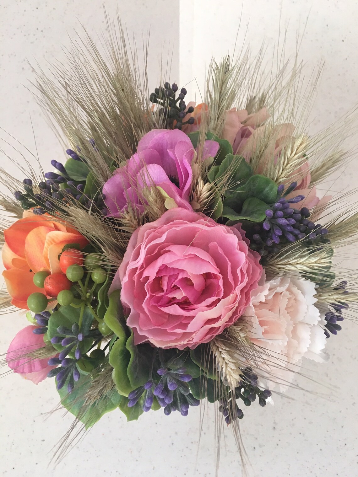 Artificial Floral Arrangement Spring Flowers Gift Idea - Etsy