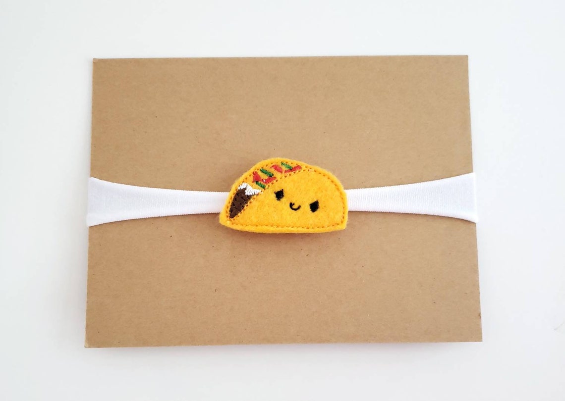 Taco Headband Fiesta Cake Smash Preemie Headband Newborn - Etsy
