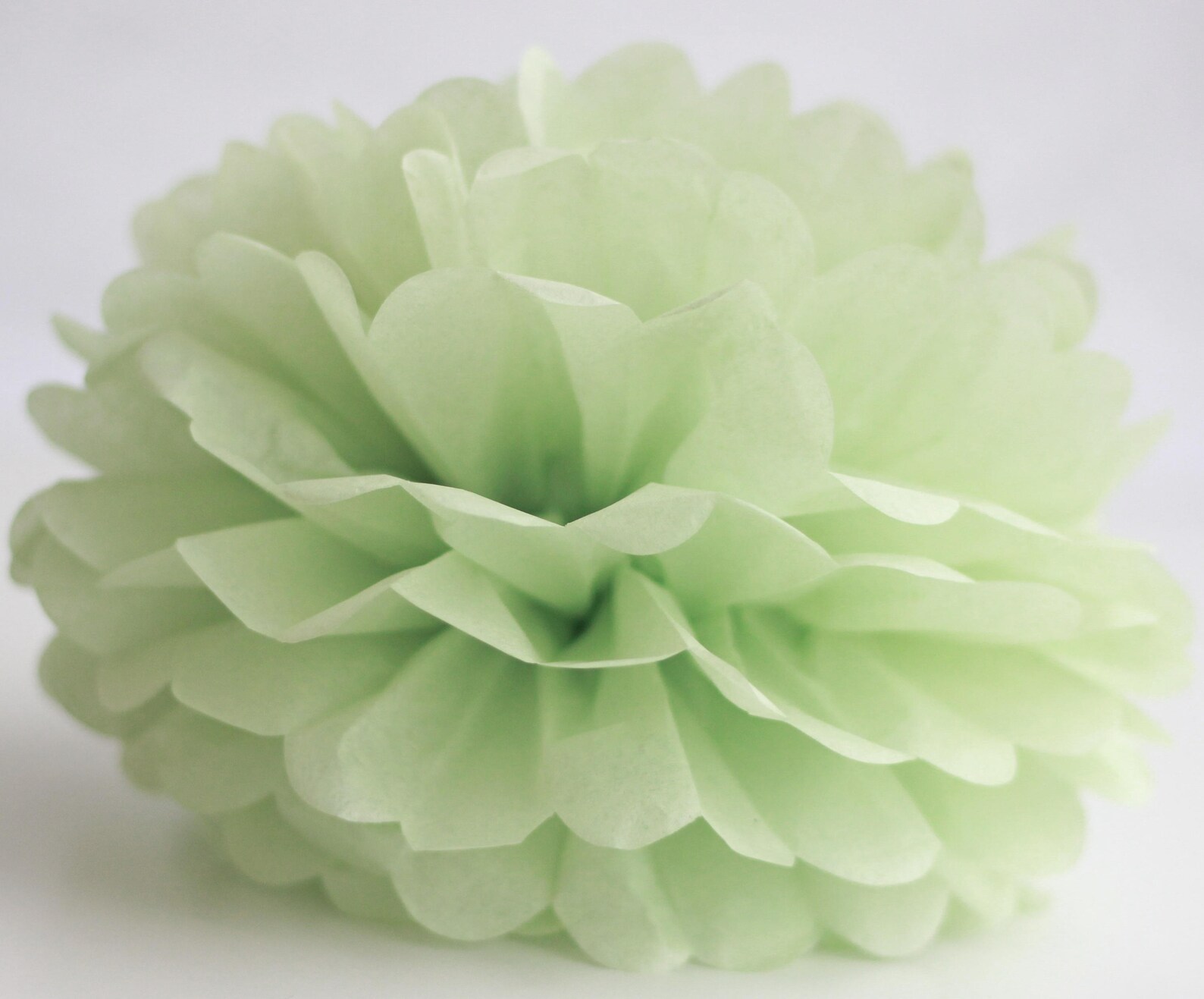 1 Tissue Paper Flower Ice Blue All Sizes Party | Etsy