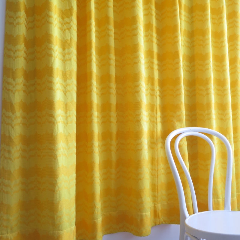 Yellow Curtains - Etsy