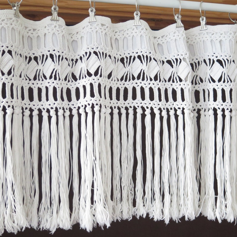 Macrame Valance - Etsy