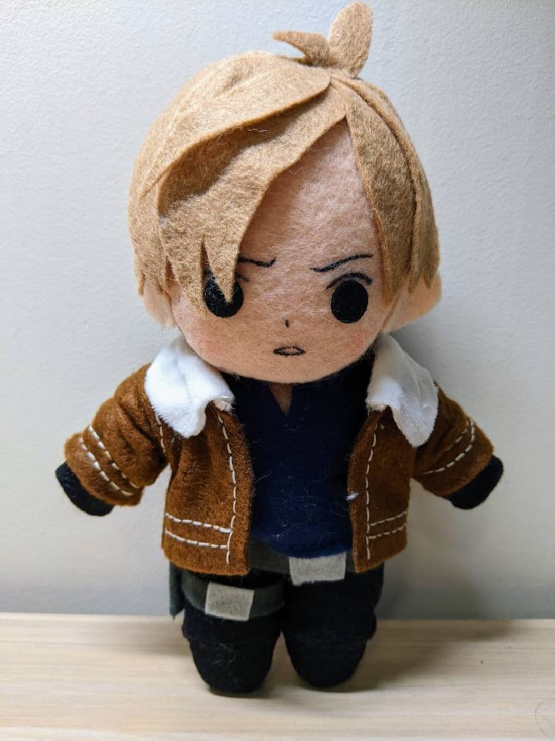RE4 Leon S. Kennedy Handmade Plush - Etsy