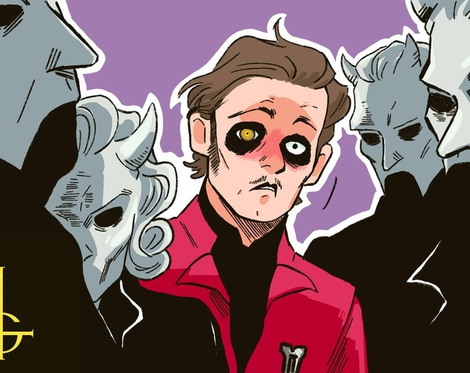 GHOST Copia and His Ghouls Print - Etsy