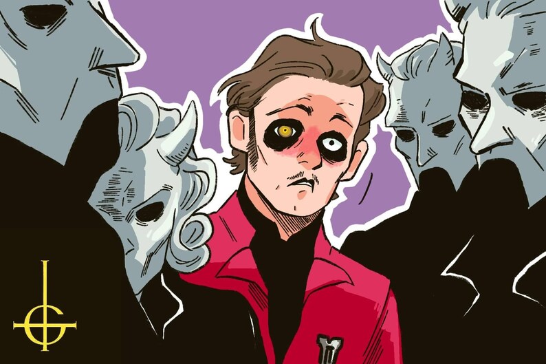 GHOST Copia and His Ghouls Print - Etsy