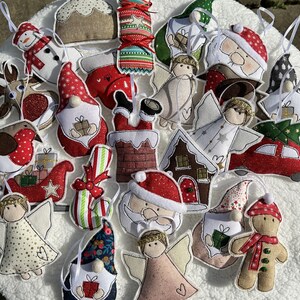 Gingerbread Man Christmas Tree Applique Decoration - Etsy