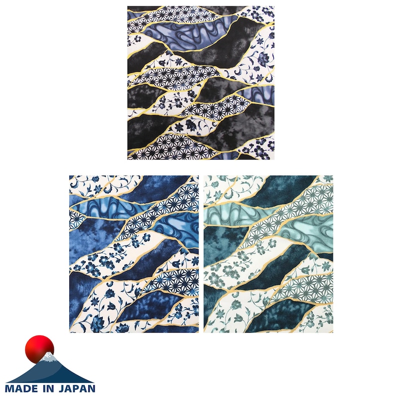 Japanese Unique Fabric "kintsugi Story" 3 Colors, Sale by 50cm ...