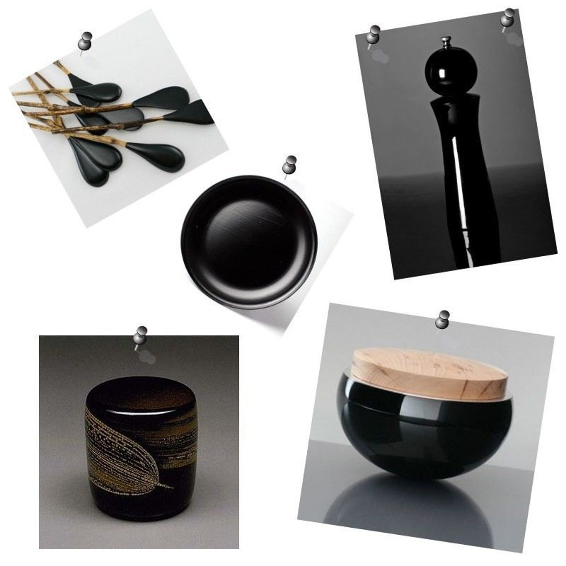 Black Finishing Japanese Urushi Lacquer From Japan, Glossy, A0305, Food ...