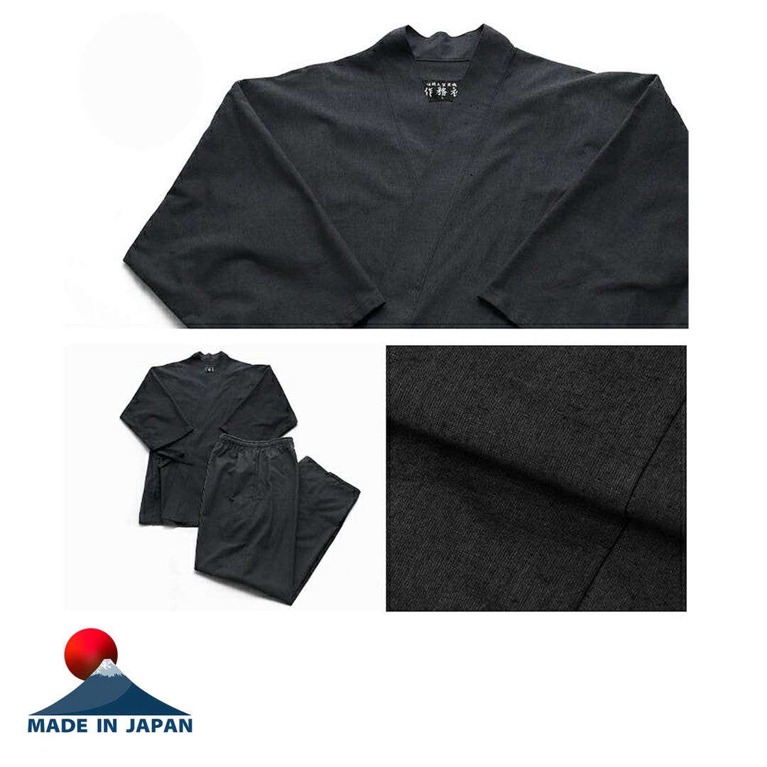 Made-in-japan Yarn-dyed Samue, Comfy Traditional Work Clothing Zen ...