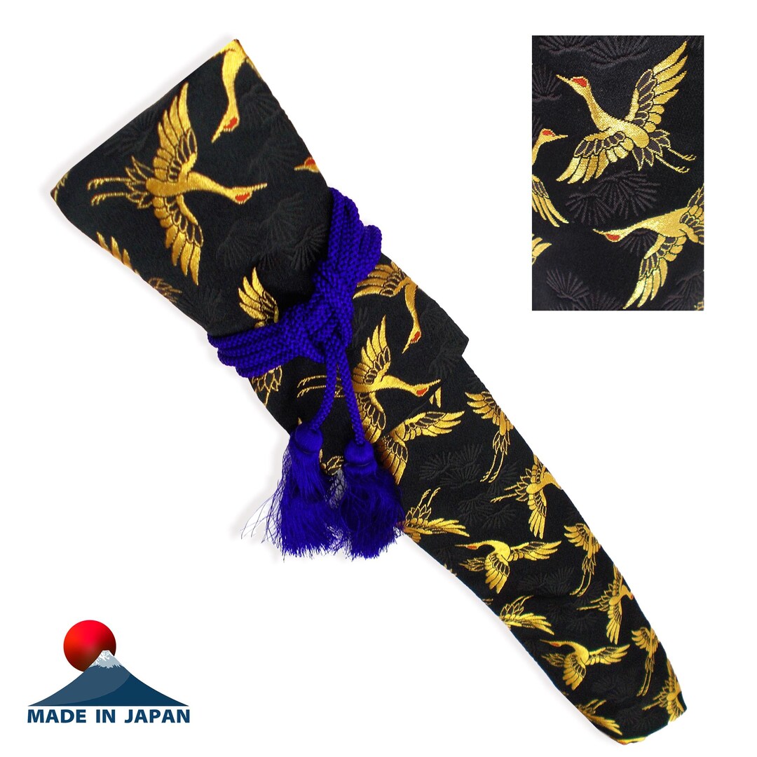 Japanese Bamboo Flute Case, Zen Flute Case, Shakuhachi Bag, Made From ...