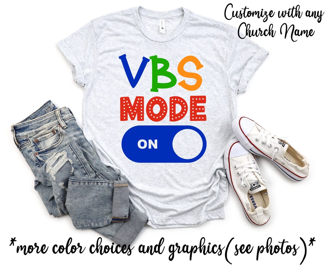 Custom VBS Church Shirts Personalized Vacation Bible School Shirts ...