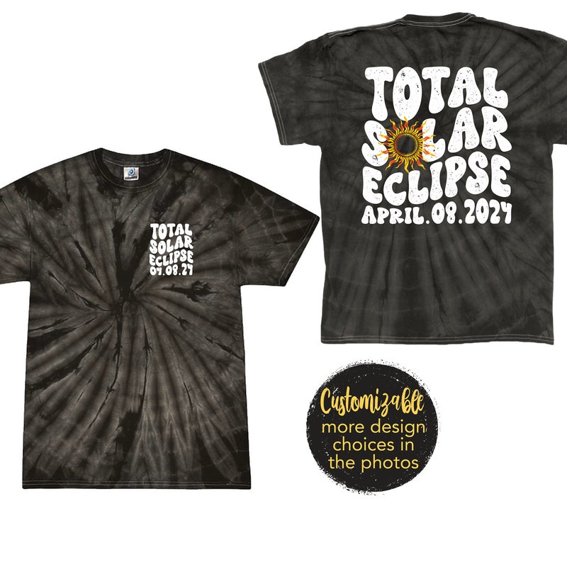 Eclipse Tie Dye - Etsy