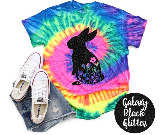 Easter Bunny Girl Neon Pastel Tie Dye Shirt Galaxy Bright - Etsy