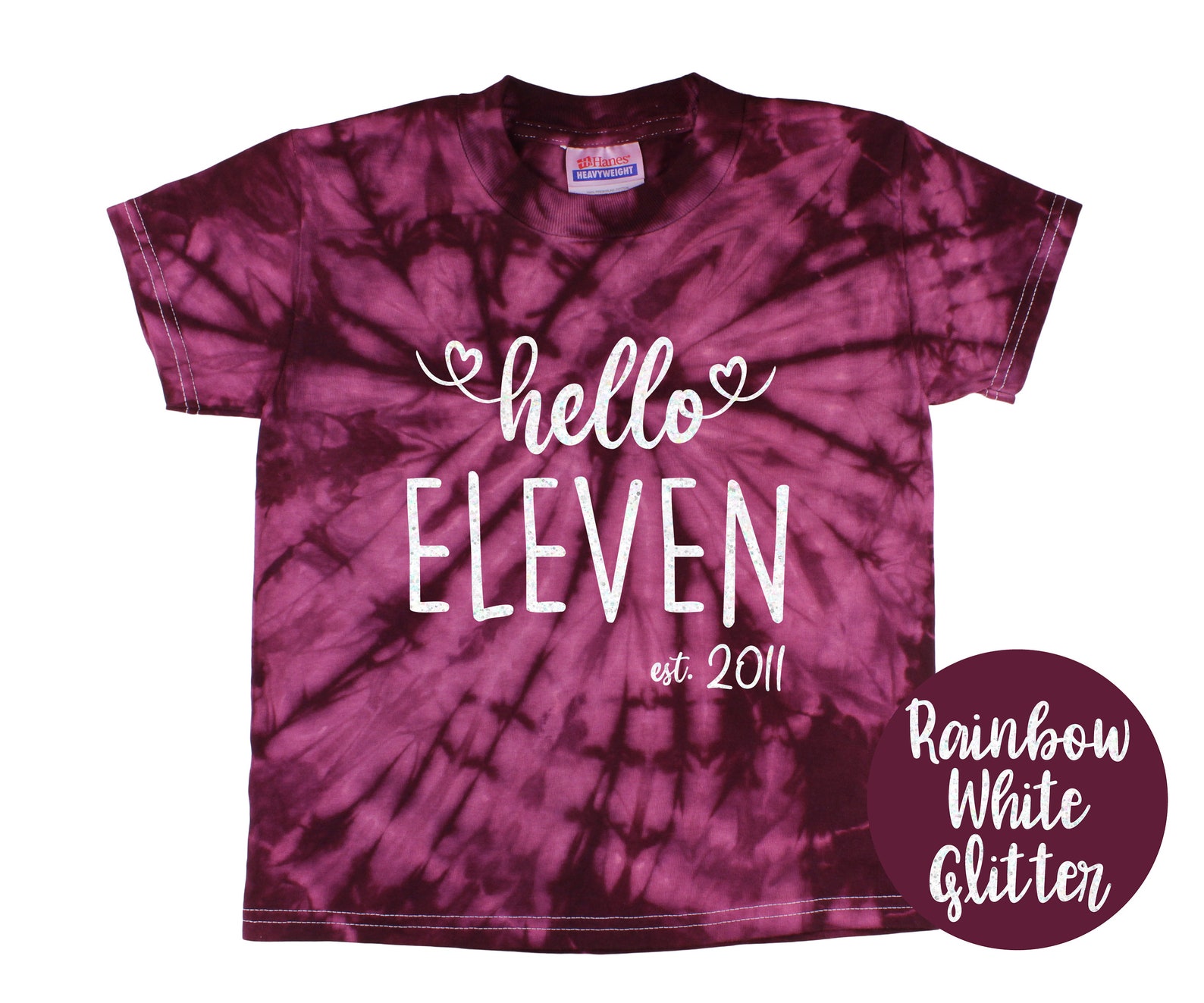 Hello Eleven Established Neon Tie Dye Shirt Galaxy Bright - Etsy