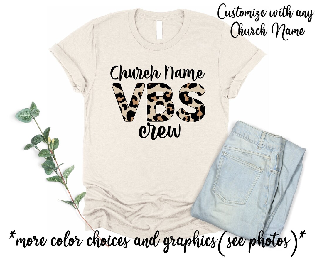 Custom VBS Church Shirts Personalized Vacation Bible School Shirts ...