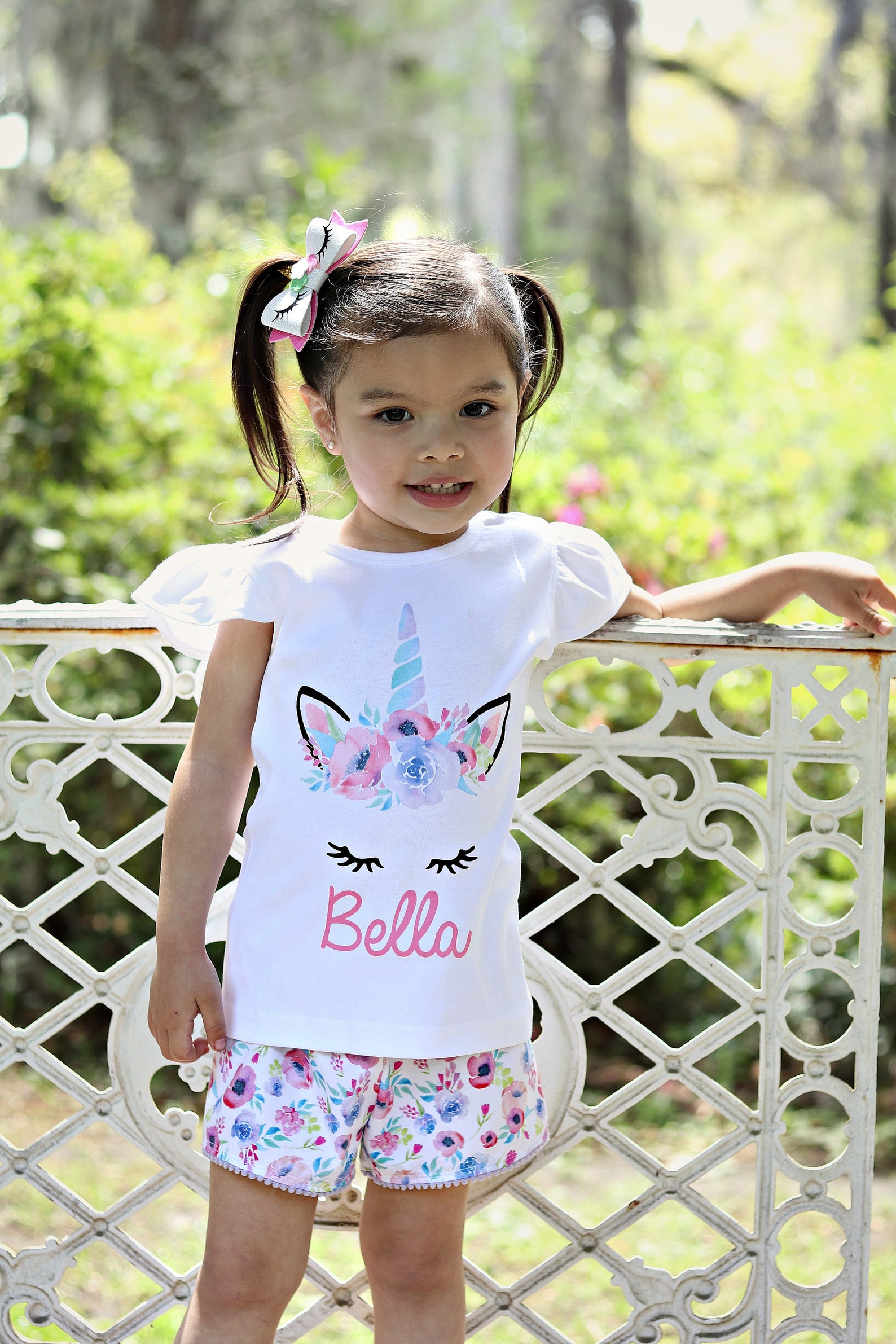 Unicorn Face Flutter Shirt Personalized Flutter Sleeve Unicorn - Etsy