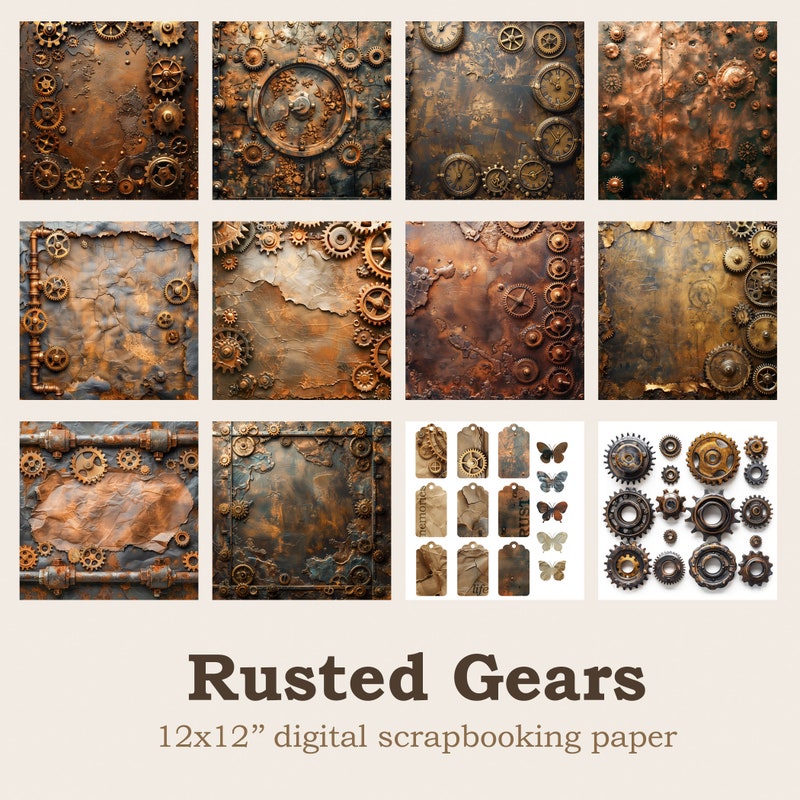 Steampunk Tags - Etsy