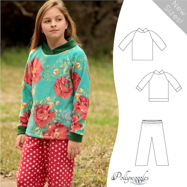 Girls Pajama Pattern - Etsy