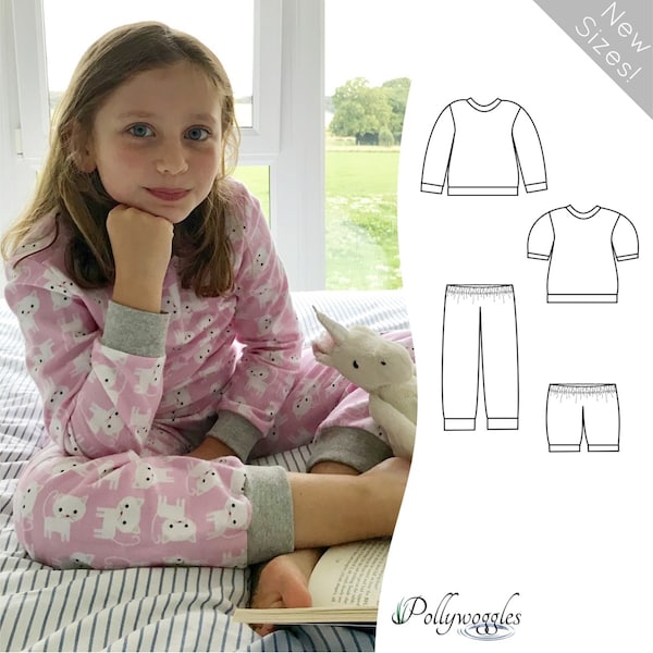 Girls Pajama Pattern - Etsy