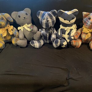 Memory Stuffies Made From Loved Ones Clothing - Etsy