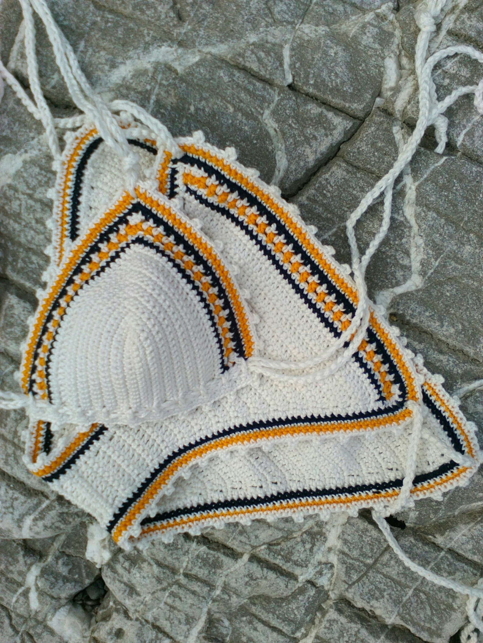 Crochet Bikini Set White Anna Bikini Crochet Beachwear Crochet | Etsy