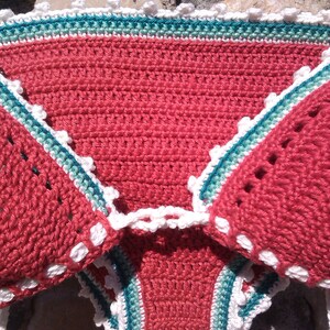 Crochet Bikini Set Simply Red Crochet Swimwear Bikini Crochet Swimsuit ...