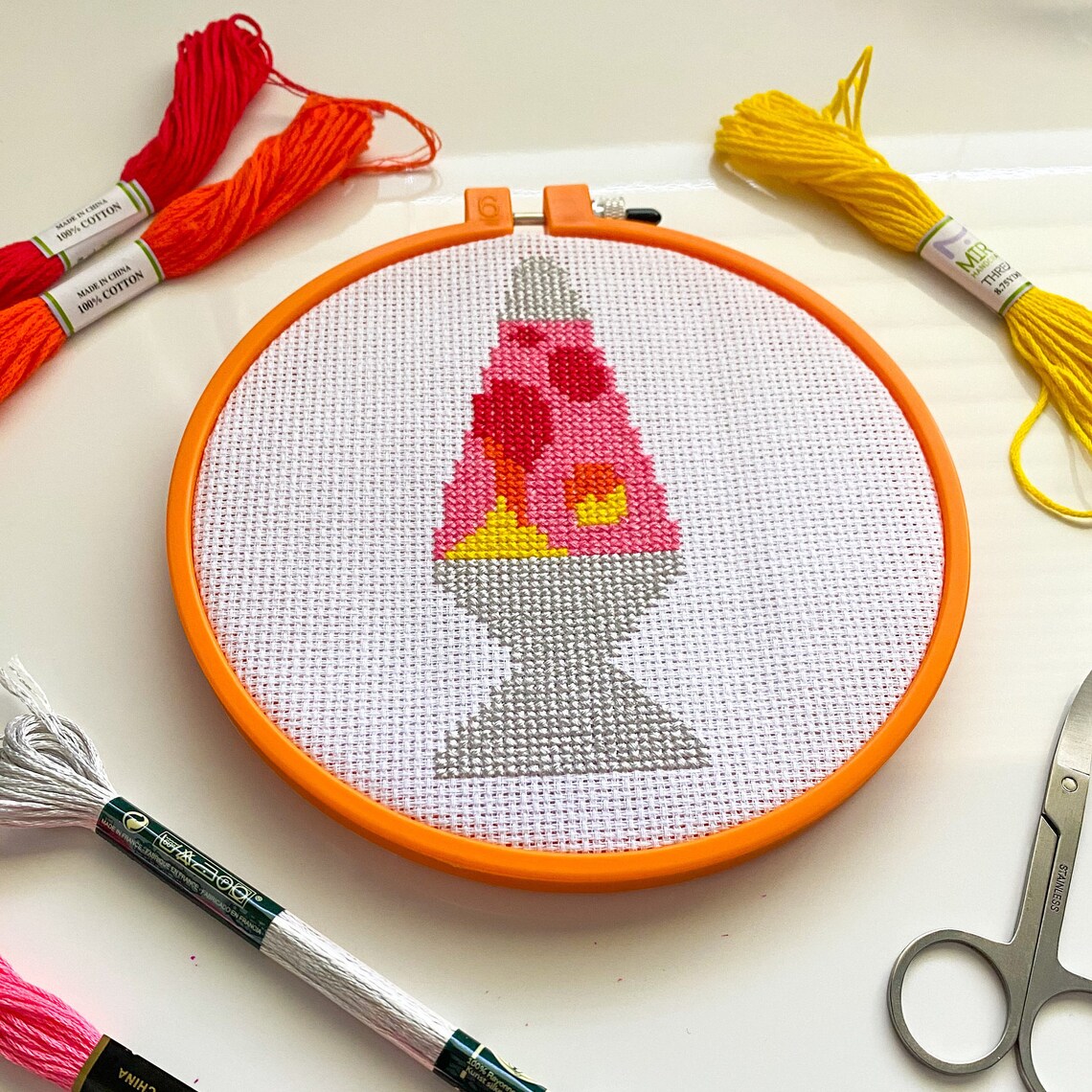 Lava Lamp Cross Stitch PATTERN PDF Instant Download DIY - Etsy
