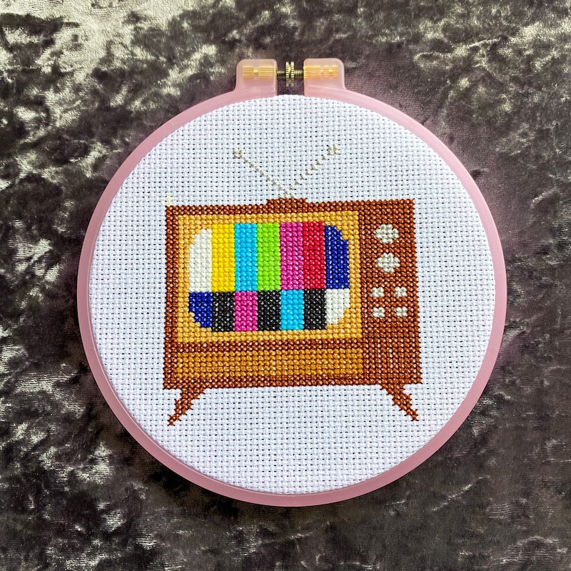 Retro Cross Stitch - Etsy