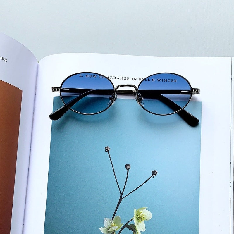 Blue Tinted Mirror - Etsy