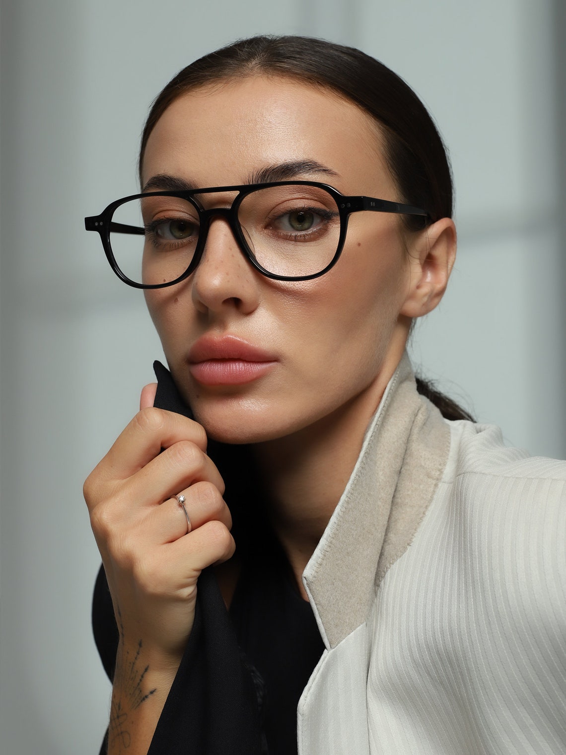 Oversized Glasses Frames Women Men With Fake or Prescription - Etsy