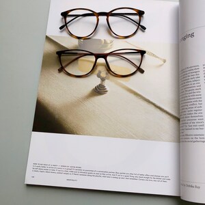Small Cat Eye Glasses Frames in Black Color With Prescription or Non ...