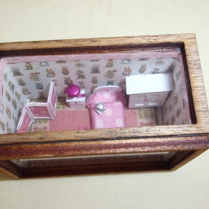 Room Box for a Dolls House or Dolls House Shop. 1:144 Pink - Etsy