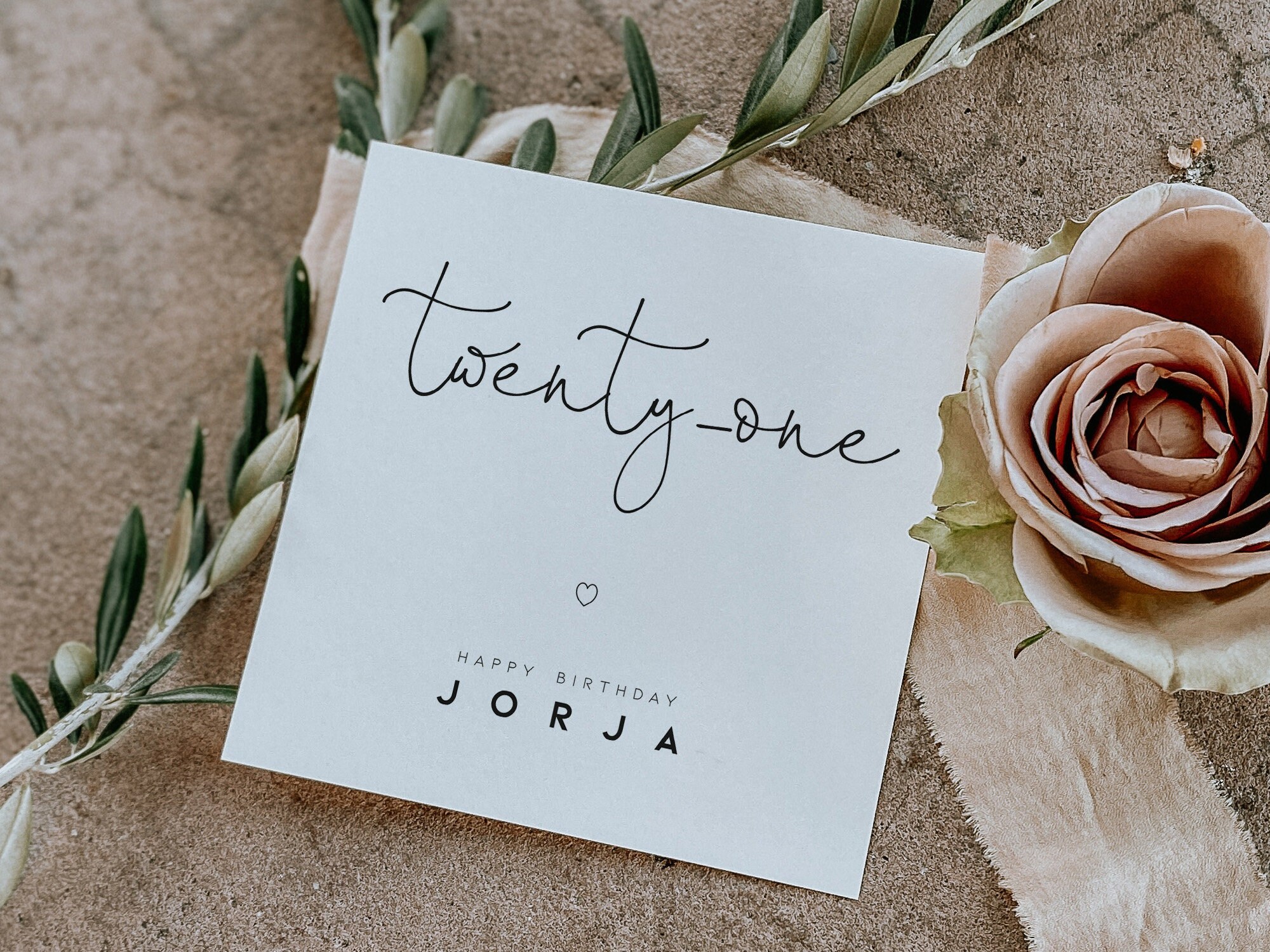 Personalised 21st Birthday Card Twenty First Birthday Card - Etsy UK