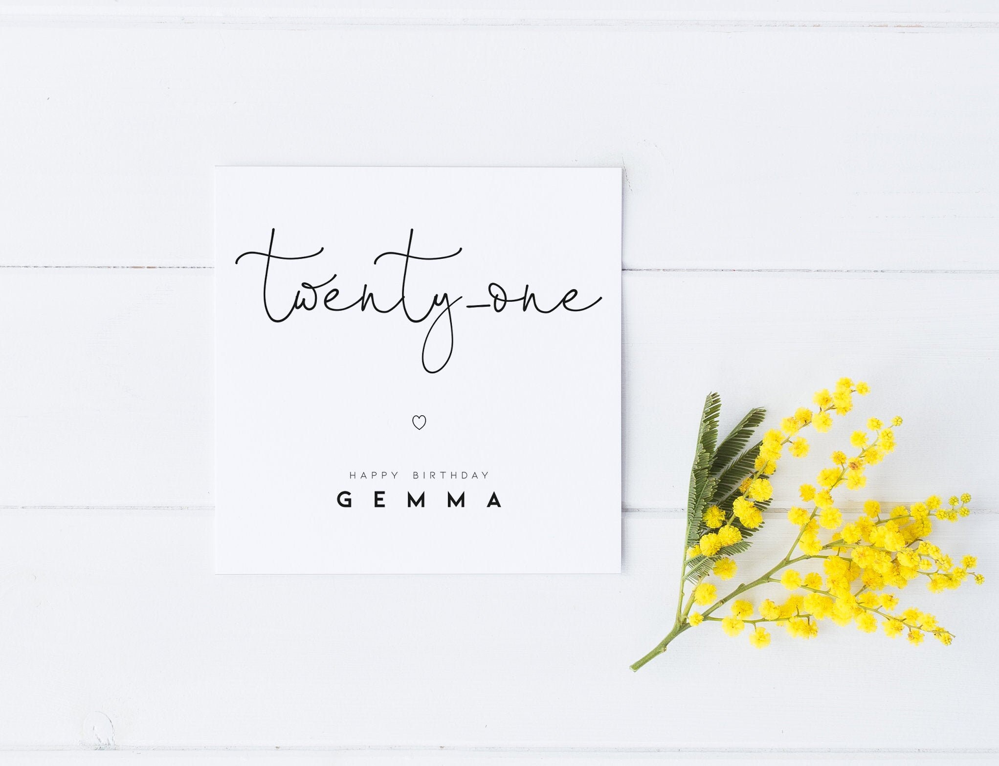 Personalised 21st Birthday Card Twenty First Birthday Card | Etsy UK