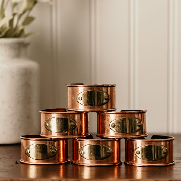 Copper Napkin Ring - Etsy