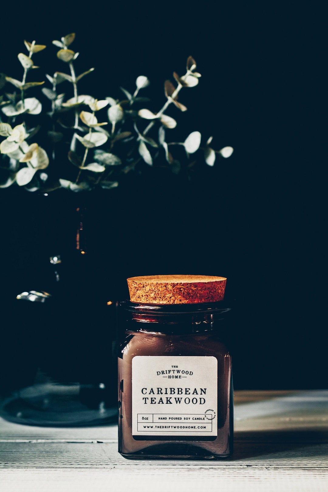 Apothecary Soy Candles - Caribbean Teakwood Candles Unisex Candle ...