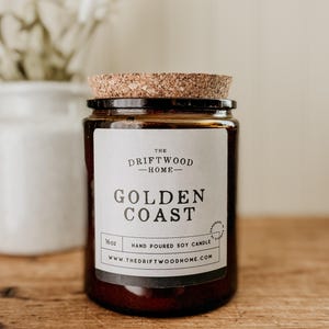 Apothecary Soy Candles - "golden Coast" California Highway 101 Inspired ...