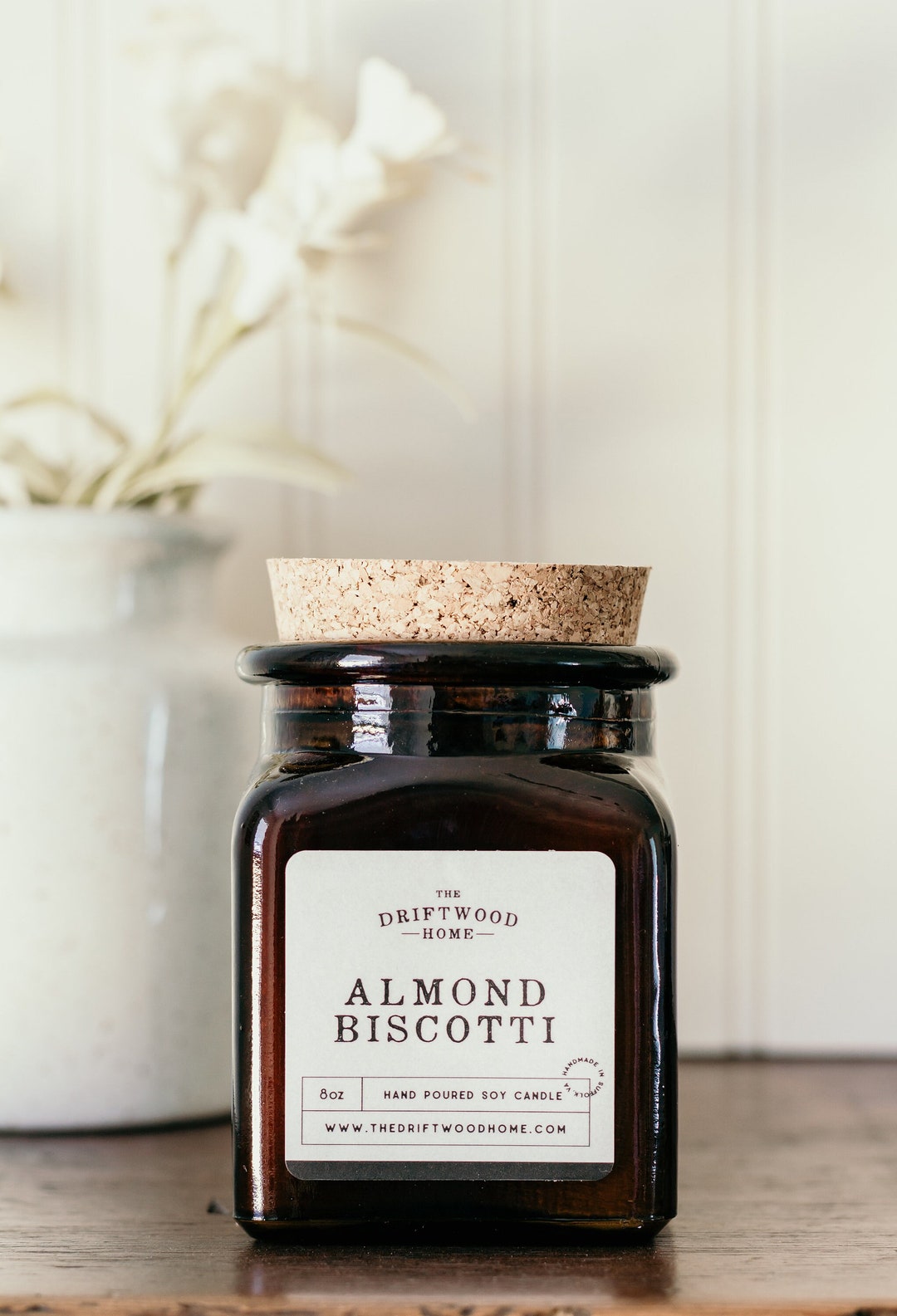 Apothecary Soy Candles - "almond Biscotti" Spring & Summer Hand Poured ...