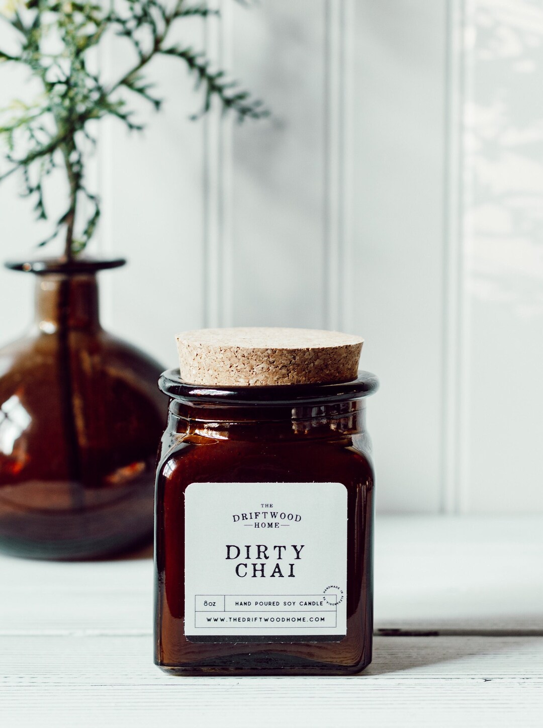 Apothecary Soy Candles - Dirty Chai Hand Poured Natural Soy Candle ...