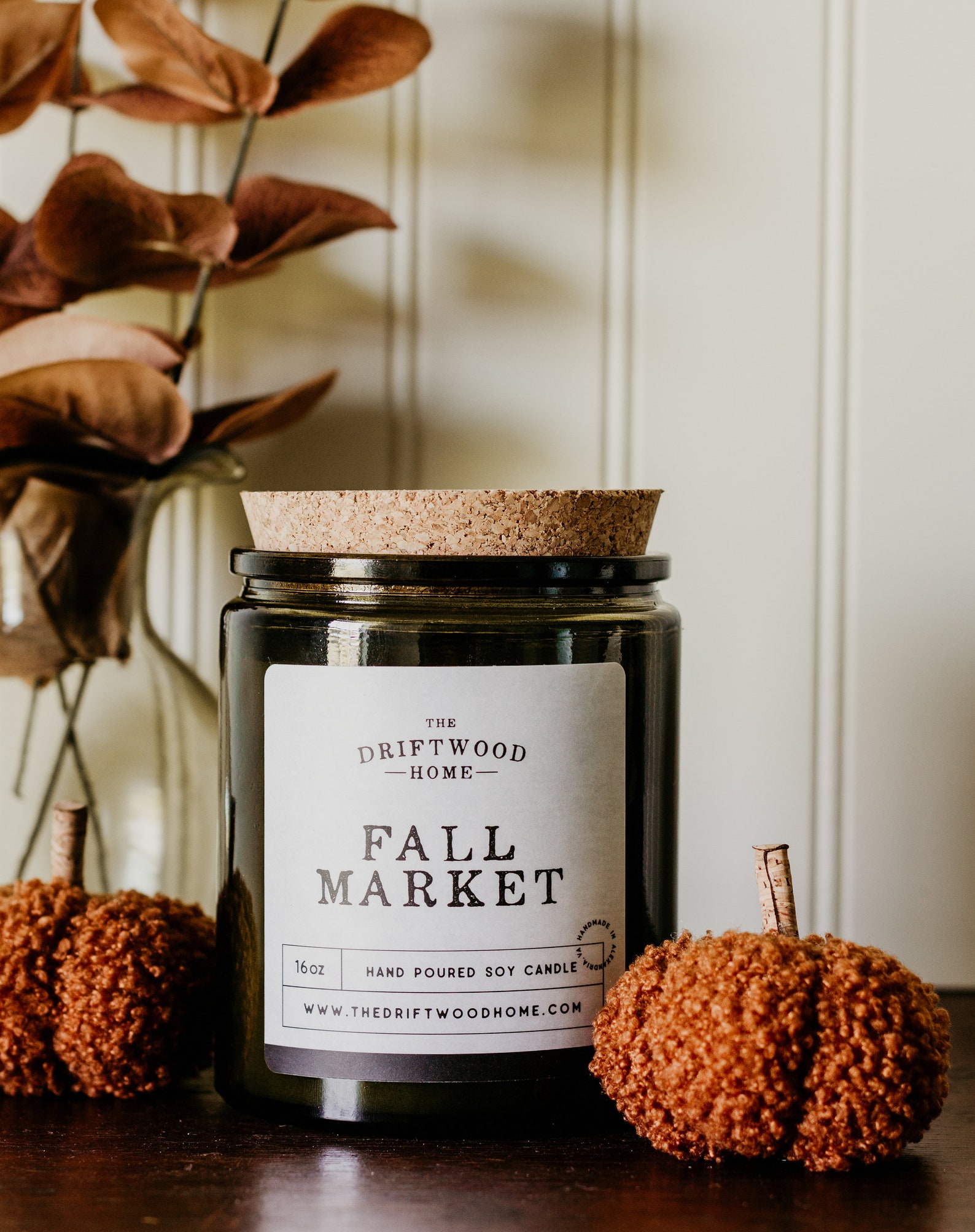 Cozy Fall Soy Candles - "fall Market" Candles Autumn Candle Apple Pine ...
