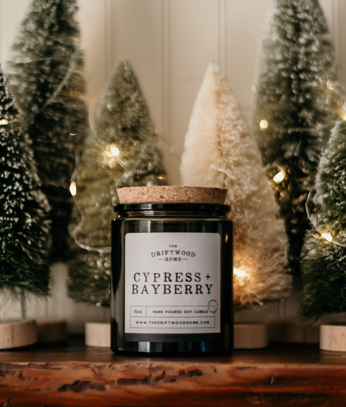 Holiday Soy Candles - "cypress and Bayberry" Winter Holiday Candles ...