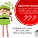 Set of DIY Elf Girl Candy Cane Characters Holiday Group Gifts ...