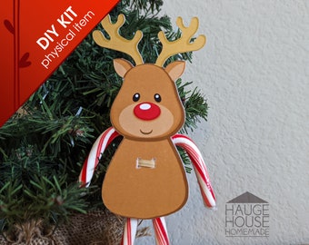 Set of DIY Elf Girl Candy Cane Characters Holiday Group Gifts ...