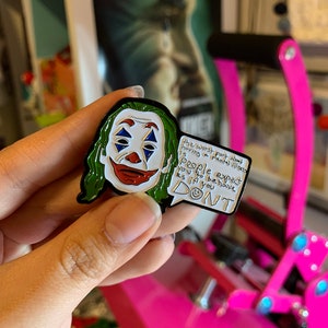 Joker Enamel Pin - Etsy
